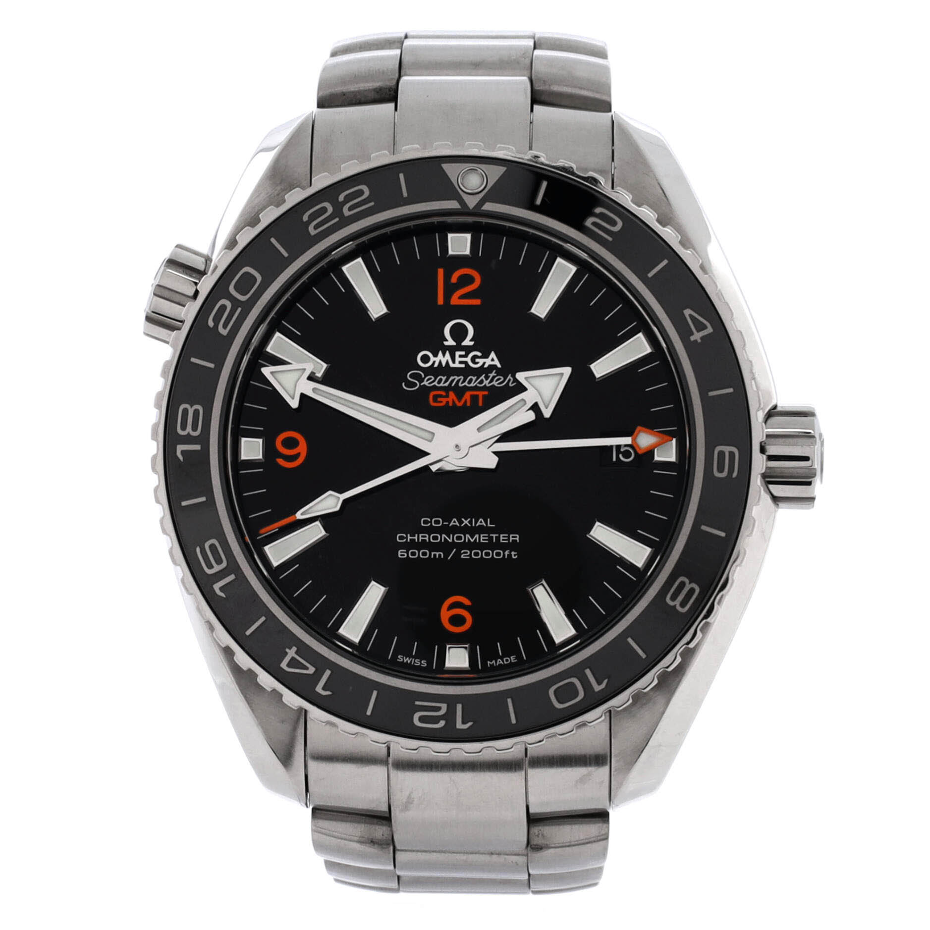 Pre-Loved Omega Seamaster Planet Ocean 600M Co-Axial Chronometer GMT A – Zulily