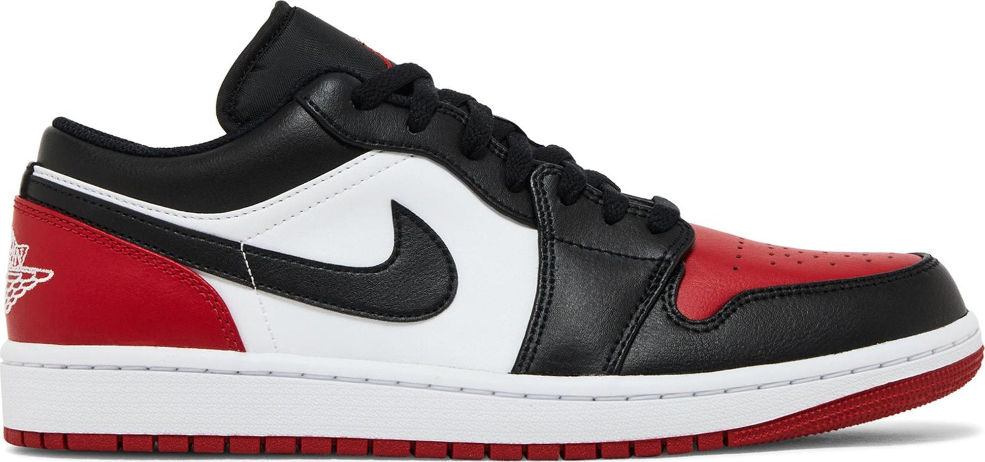 Air Jordan Men's Retro 1 Low 'Bred Toe 2.0' - 553558-161 – Zulily