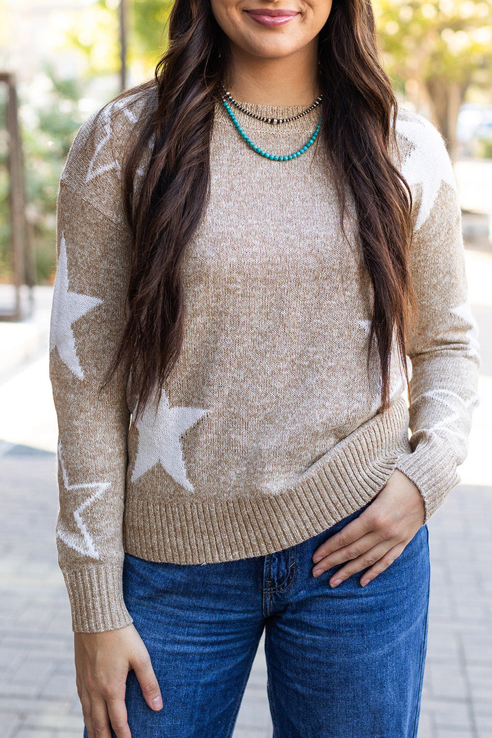 Alani Star Pattern Sweater by Threaded Pear – Zulily