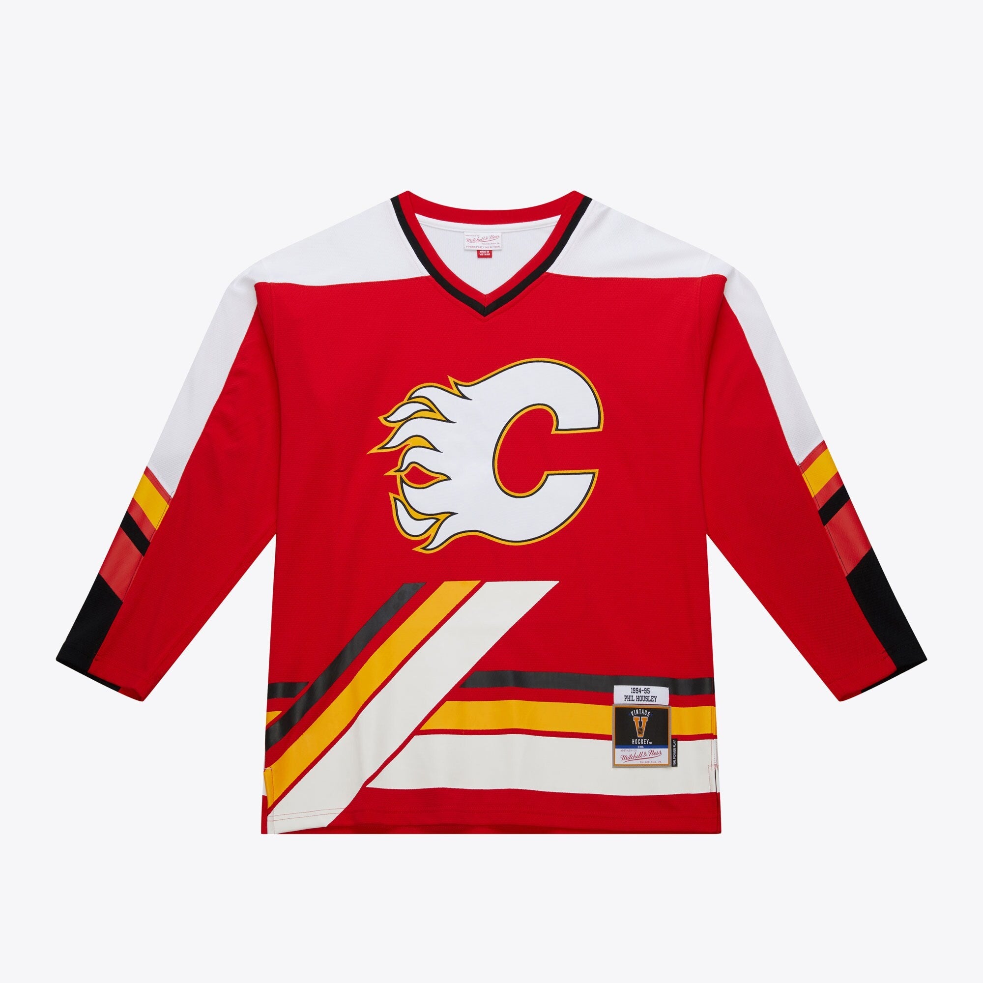 Mitchell & Ness Men's NHL Dark Jersey Flames 1994 Phil Housley – Zulily