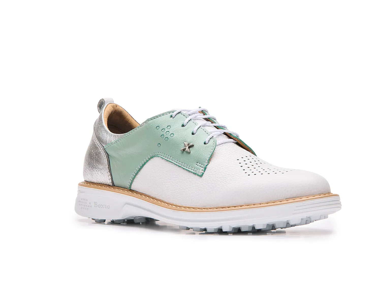 Boxto Golf Women's Inspiration Romance Spikeless Golf Shoes - White/Mi ...