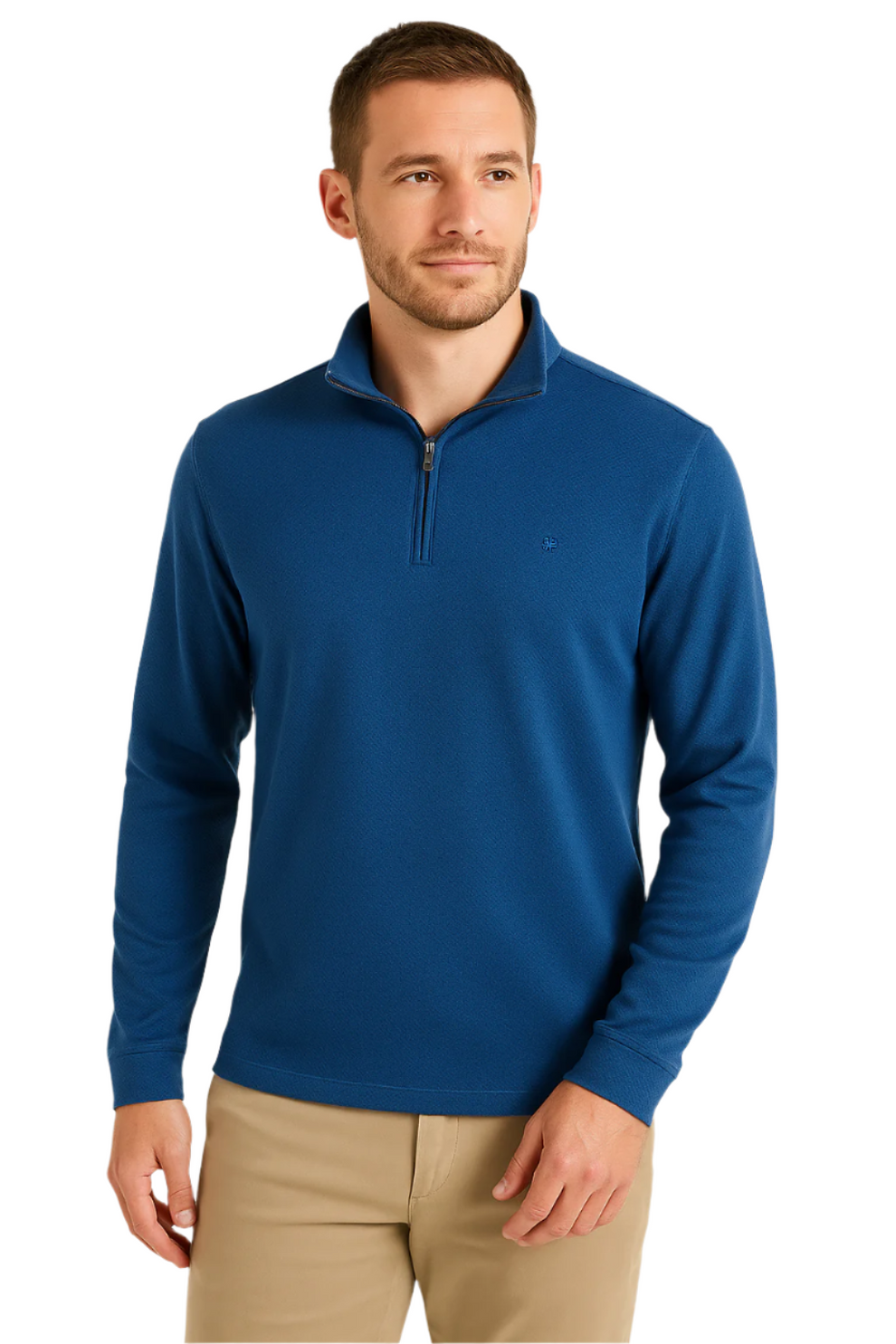 IZOD Men's Popcorn Jacquard Long Sleeve 1/4 Zip – Zulily