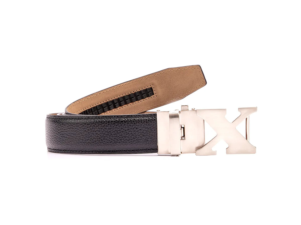 Boxto Golf Men's Full Grain Leather Golf Belt - Black – Zulily