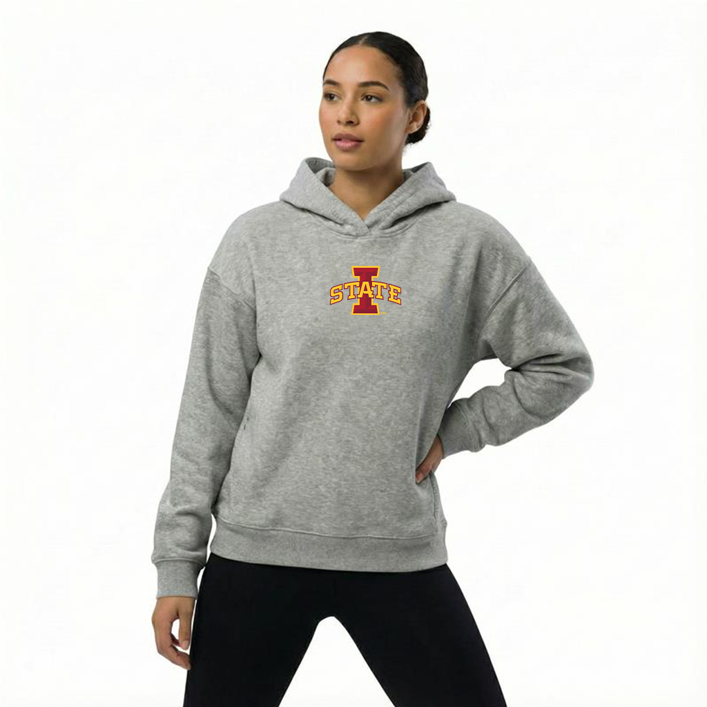 Kadi Women's Oversized Zipper Pocket Hoodie Iowa State – Zulily