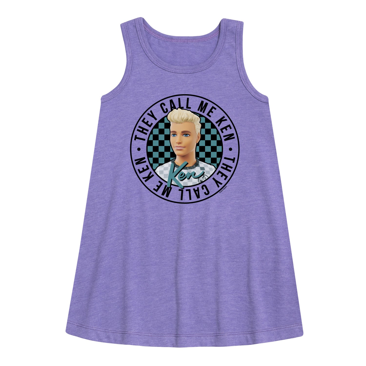 Girls' - Barbie - They Call Me Ken Graphic Sleeveless Aline Dress – Zulily