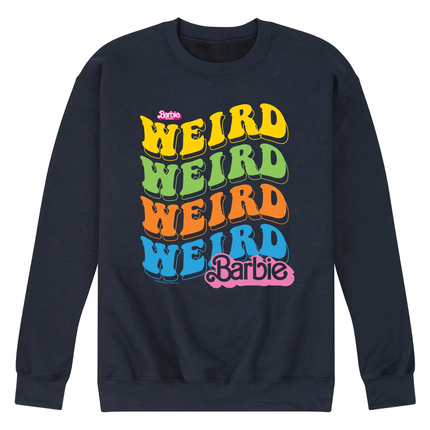Men's - Barbie - Weird Stack Graphic Fleece Sweatshirt – Zulily