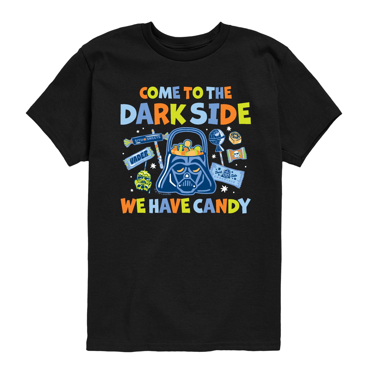Boys' - Star Wars - Dark Side Candy Short Sleeve Graphic T-Shirt – Zulily