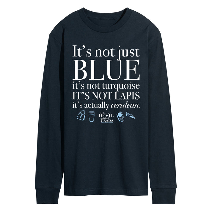 Men's - The Devil Wears Prada - Not Just Blue Long Sleeve Graphic T ...