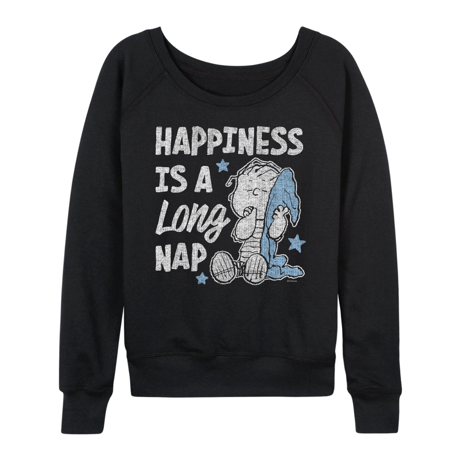 Women's - Peanuts - Linus Happiness Is A Long Nap Lightweight French ...