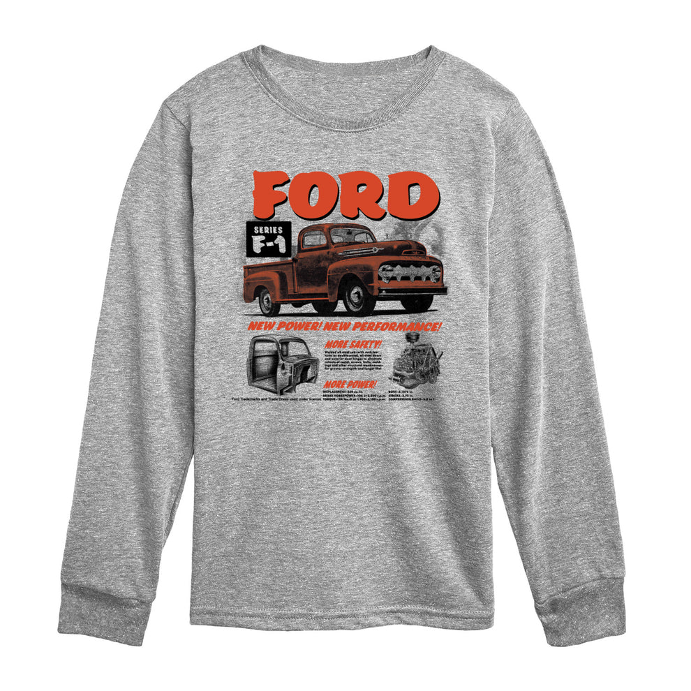 Boys' - Ford - 52 F1 Truck Long Sleeve Graphic T-Shirt – Zulily