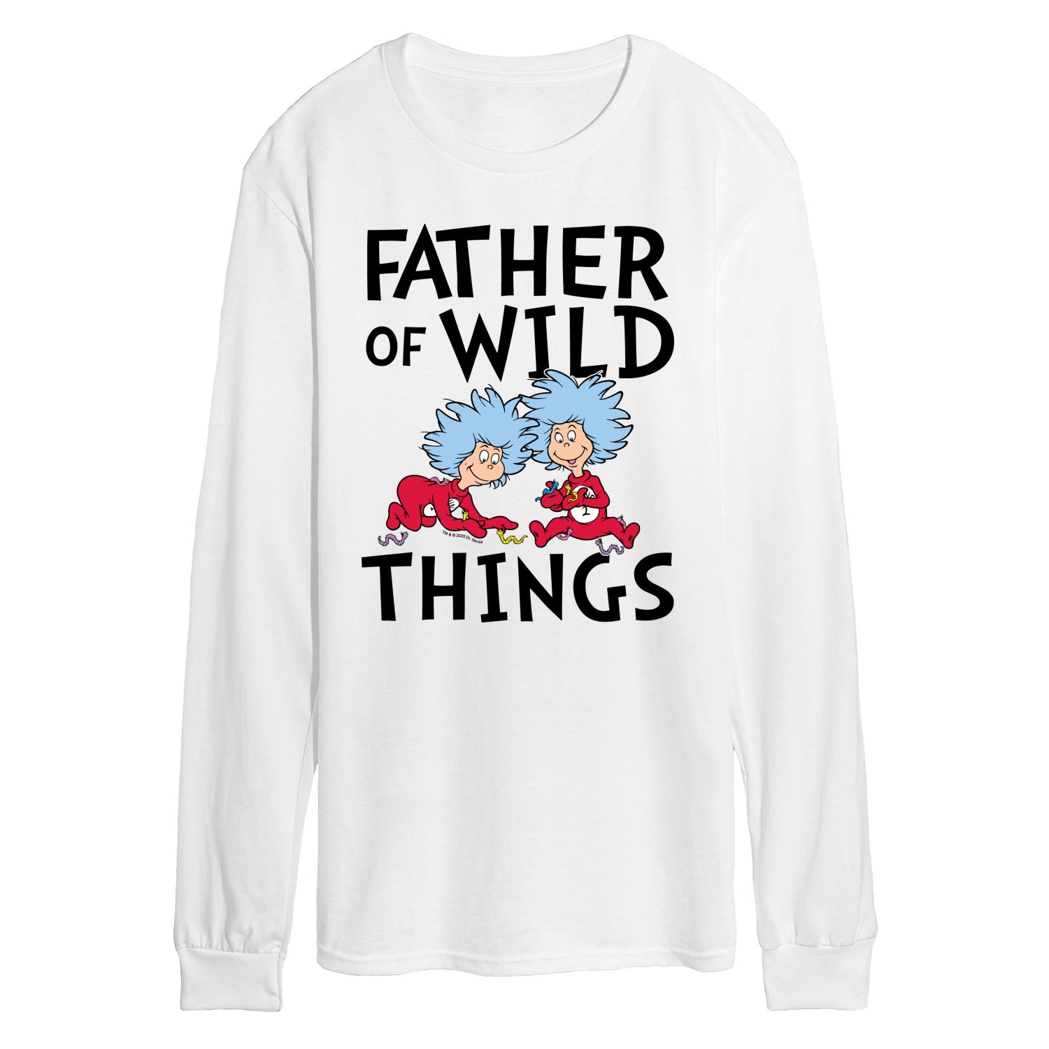 Men's - Dr. Seuss - Father of Wild Things Long Sleeve Graphic T-Shirt – Zulily