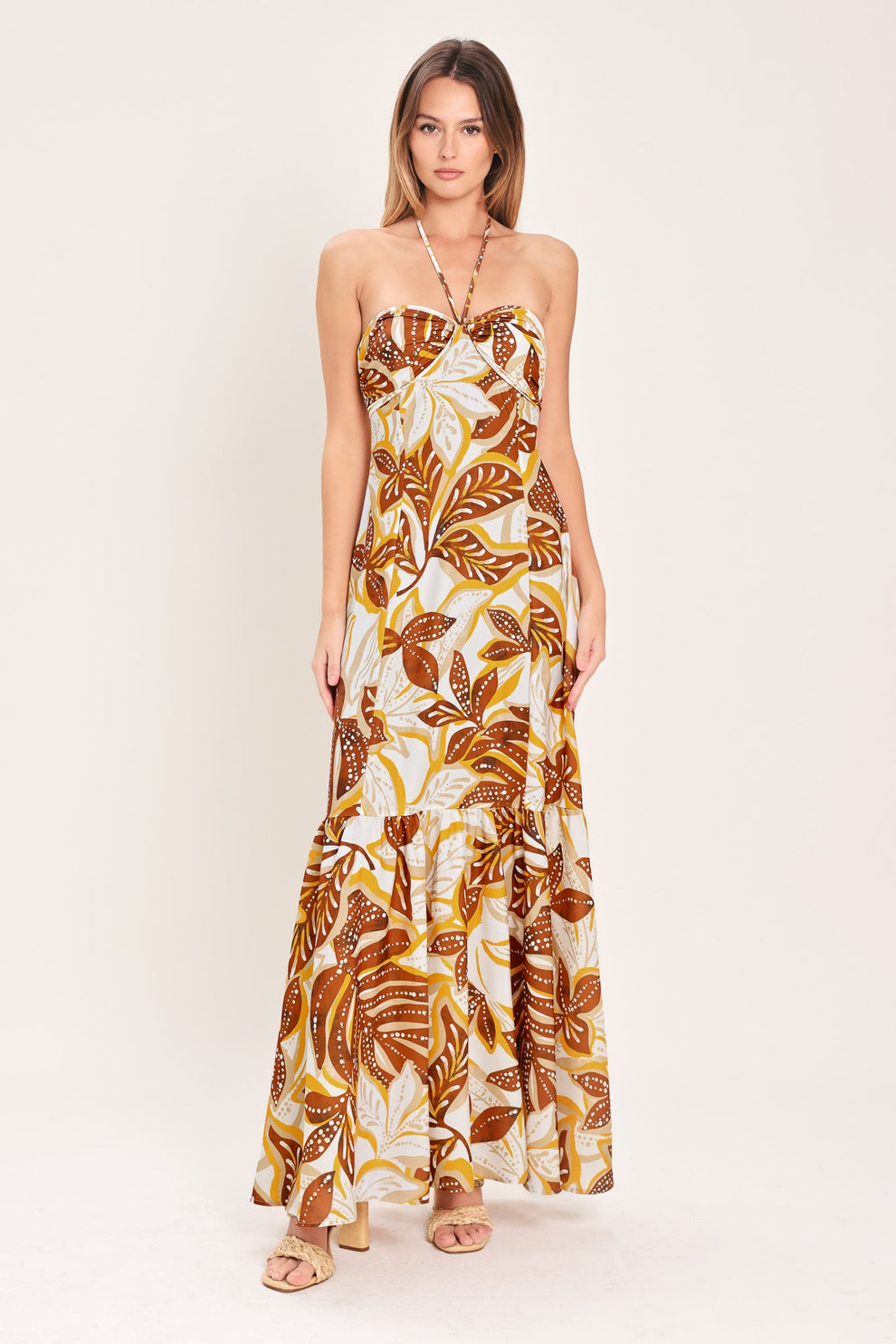 Amber Palm Paradise Woven Maxi Dress – Zulily