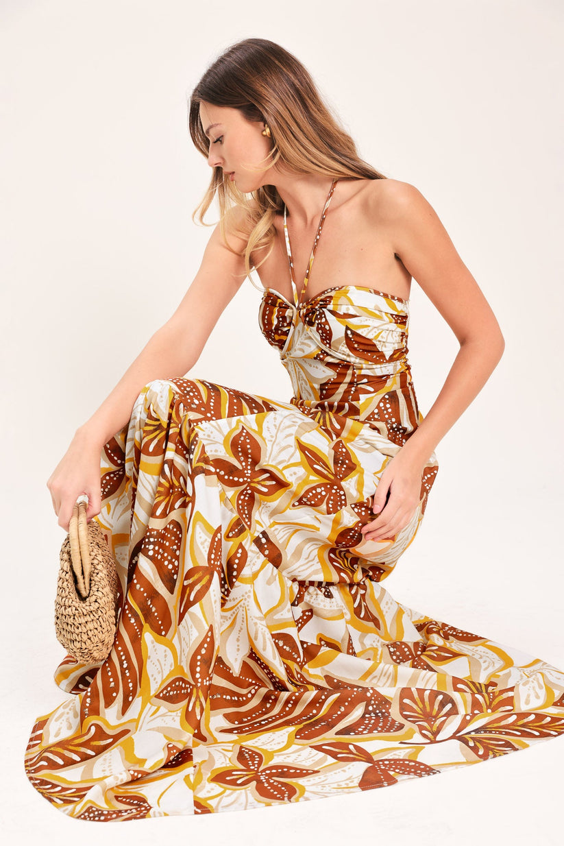 Amber Palm Paradise Woven Maxi Dress – Zulily
