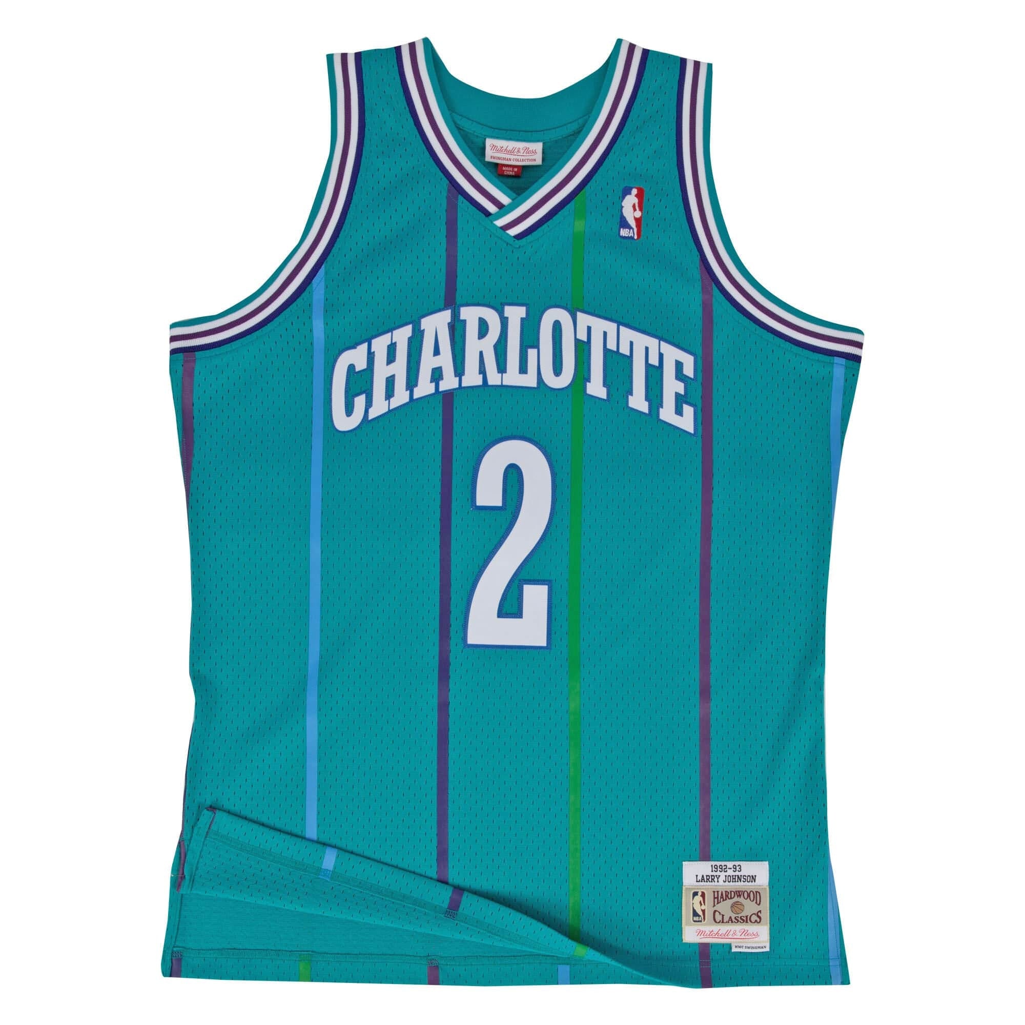 Mitchell & Ness Men's Nba Swingman Road Jersey Charlotte Hornets 92 La ...