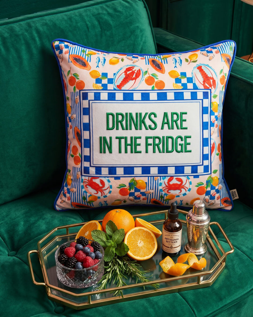 drinks are in the fridge pillow – Zulily