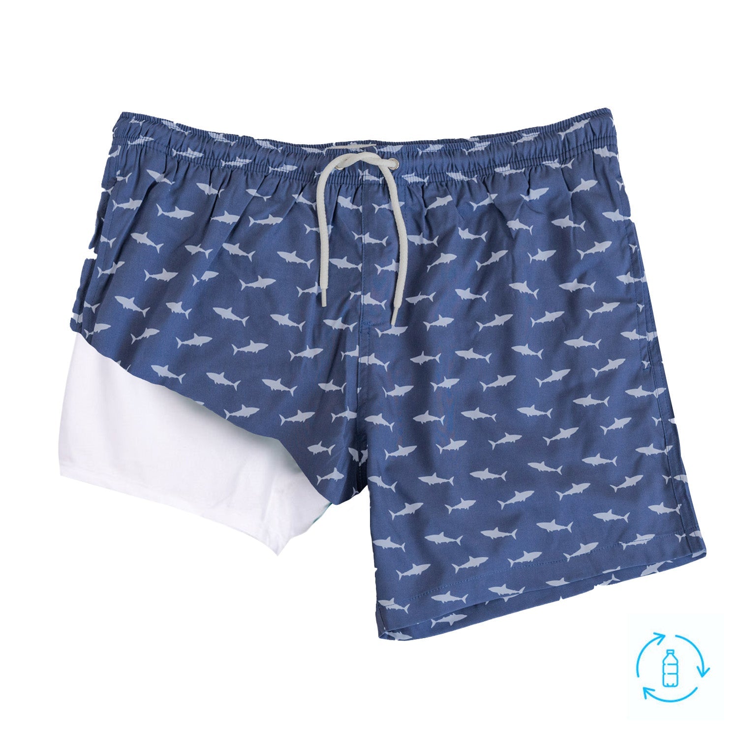 Bermies Shark Attack Swim Trunks – Zulily