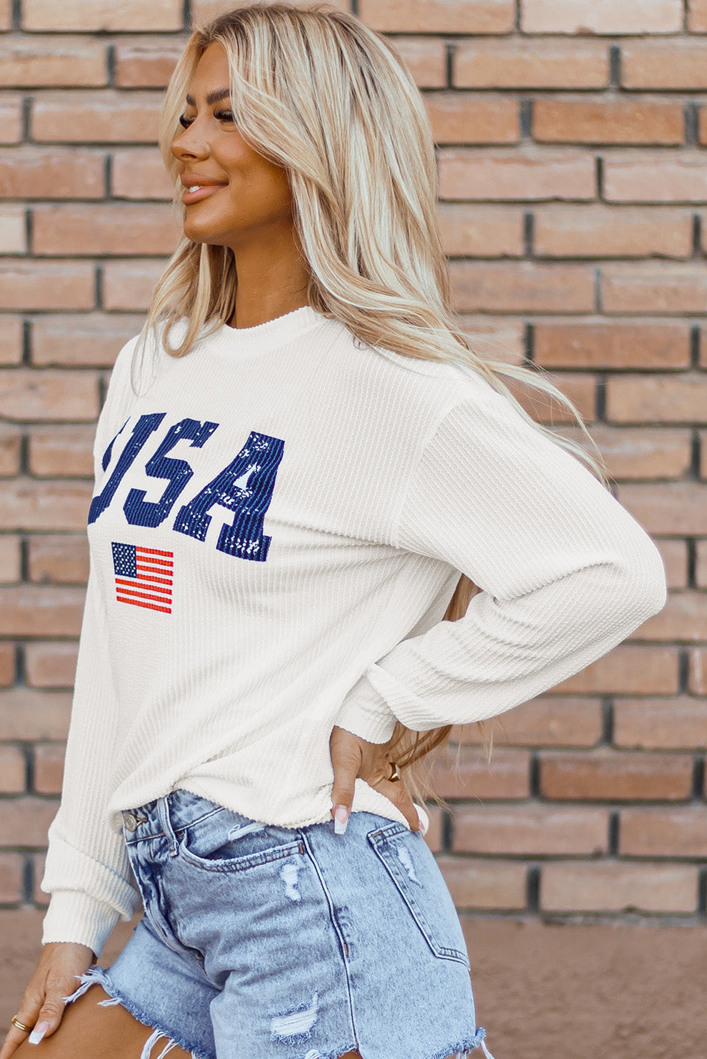 Cadence USA Flag Top by Threaded Pear – Zulily