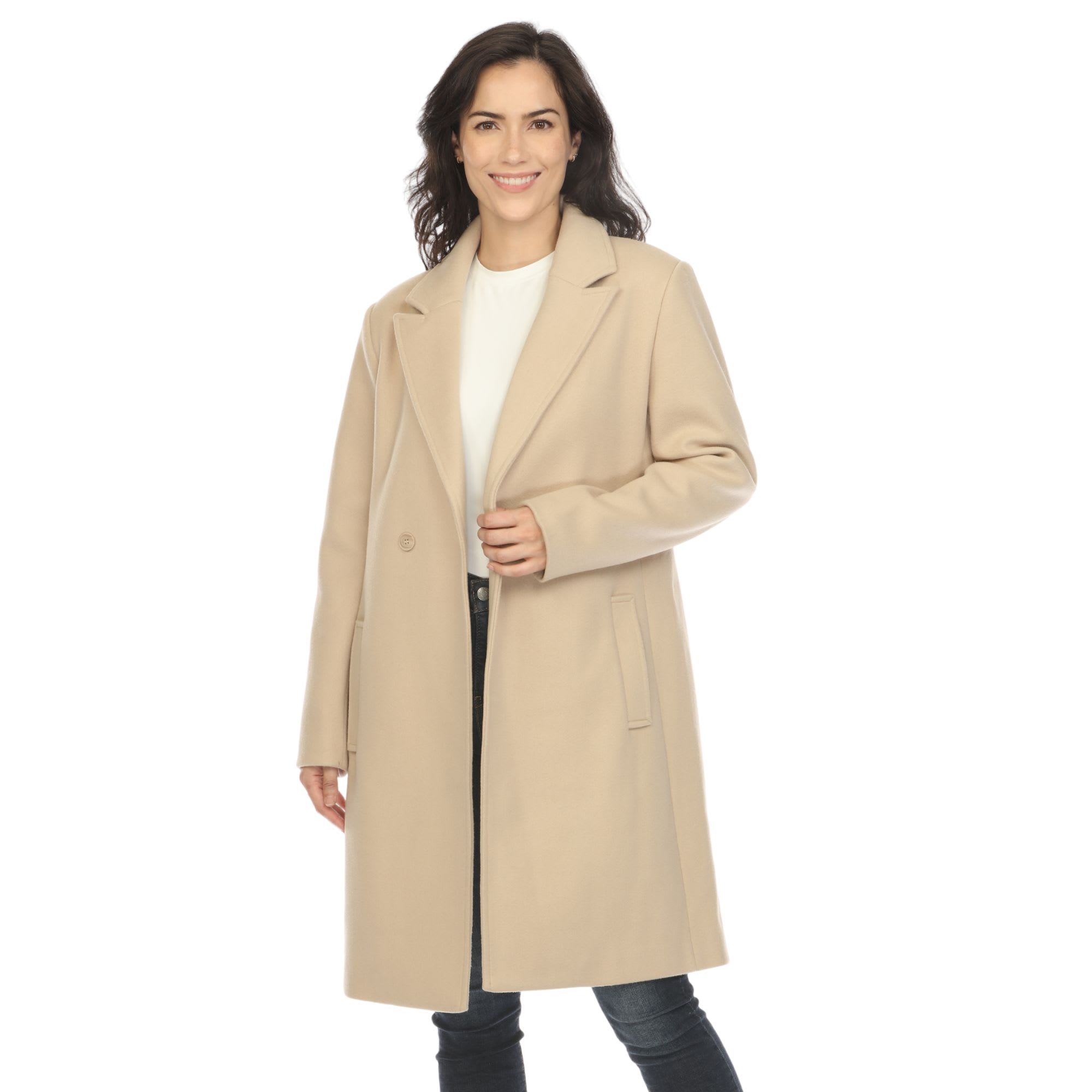 White Mark Women's Classic Walker Coat – Zulily