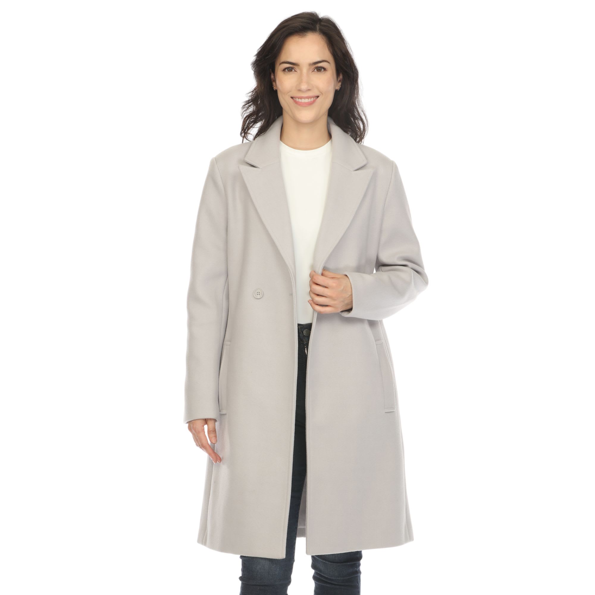 White Mark Women's Classic Walker Coat – Zulily