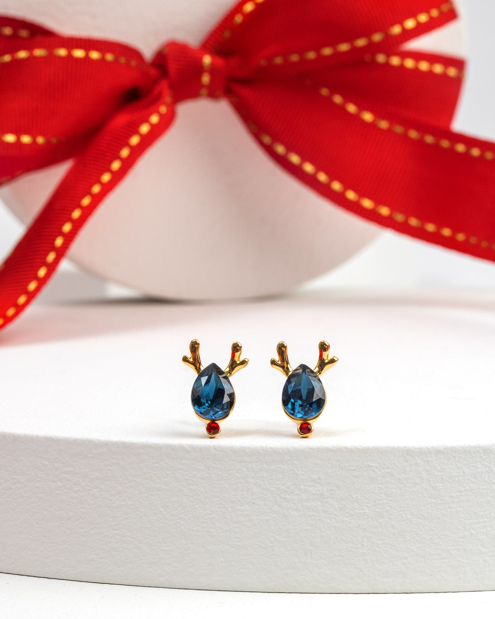 callura Goldtone Montana Crystal Deer Stud Earrings – Zulily