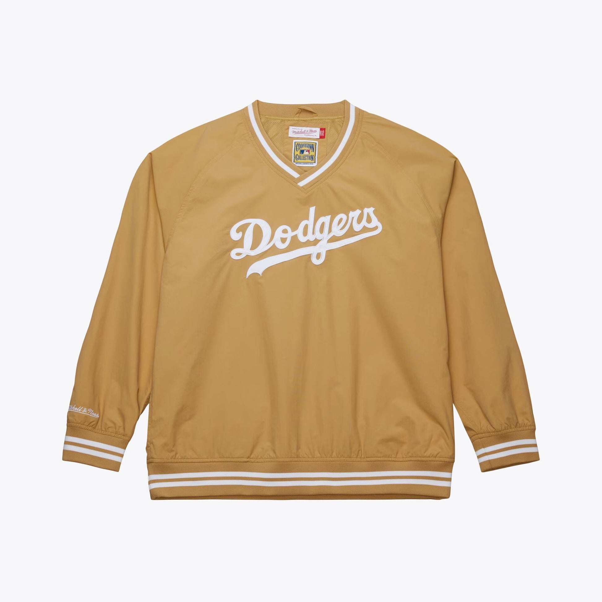 mitchell and ness dodgers pullover
