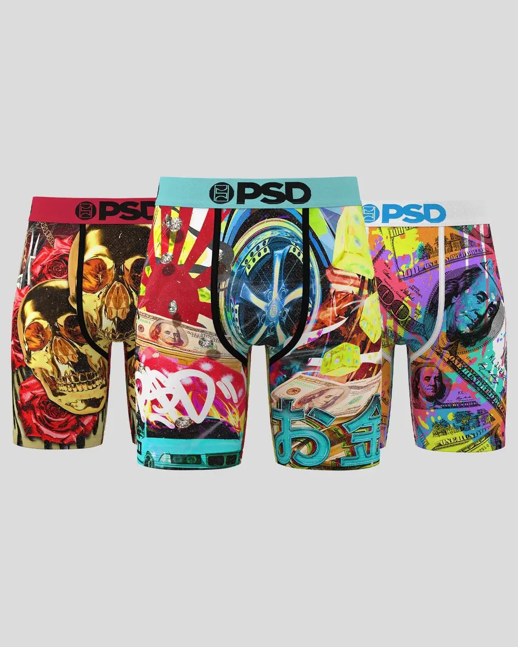 PSD Men's Boxer Briefs 3 Pack – Zulily