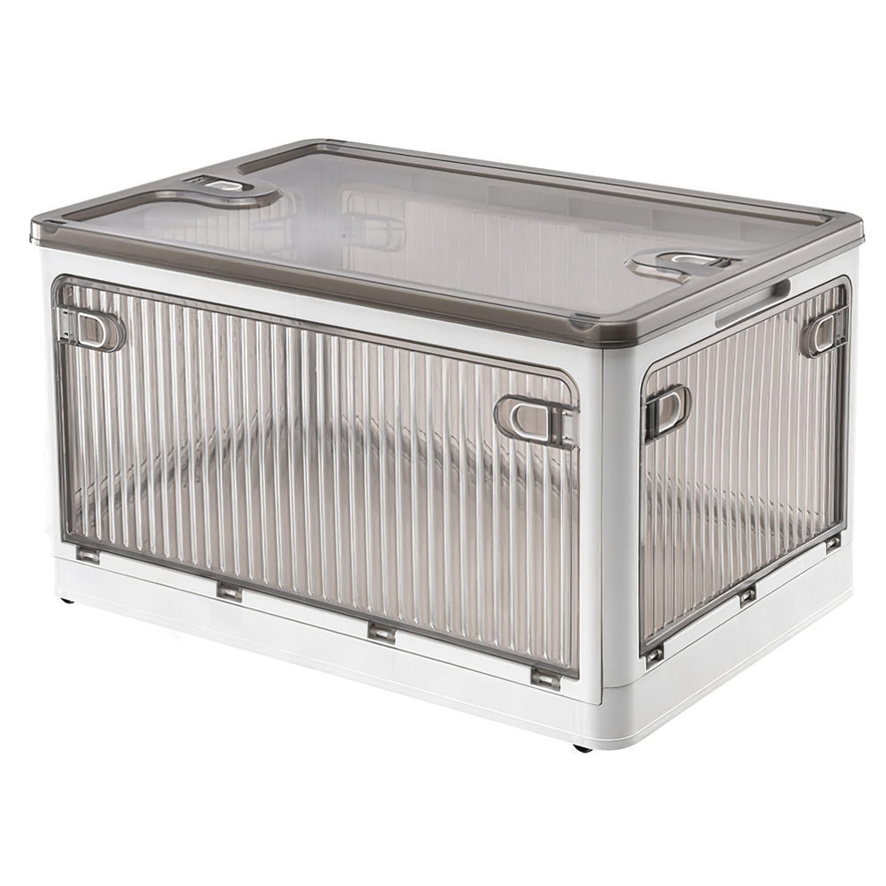 Fresh Fab Finds 70QT/66L Foldable Storage Bins with Lid 4 Doors Collap ...