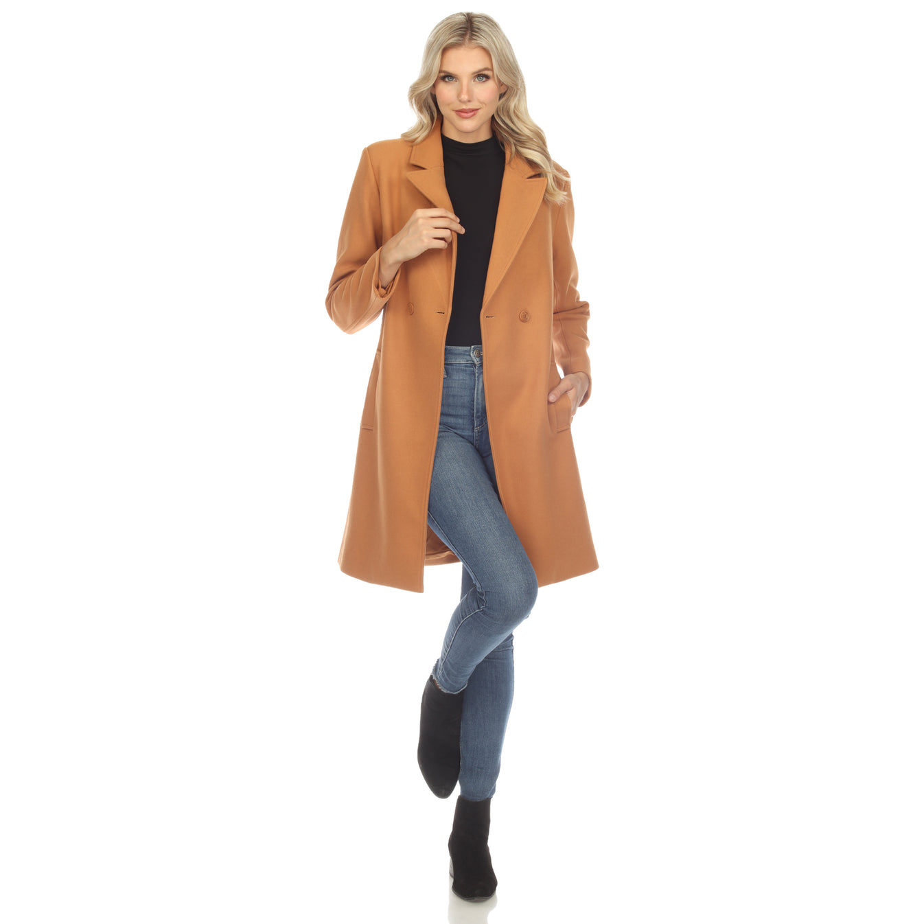 White Mark Women's Classic Walker Coat – Zulily