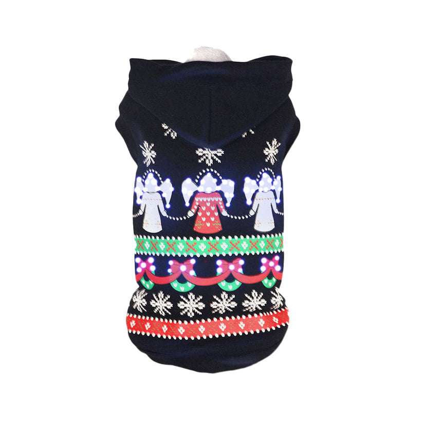 Pet Life LED Lighting Patterned Holiday Hooded Sweater Pet Costume – Zulily