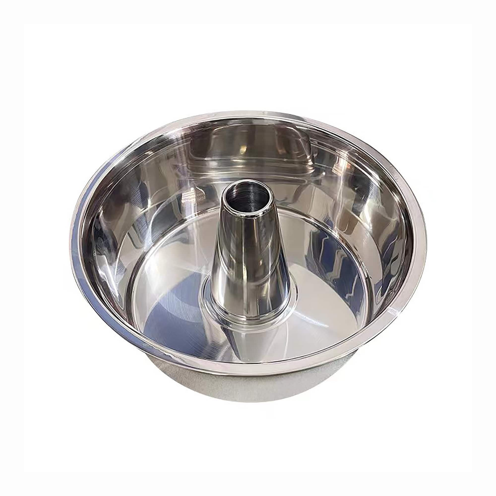 Fox Run Stainless Steel Angel Food Cake Pan, Tube Cake Pan With Remova ...