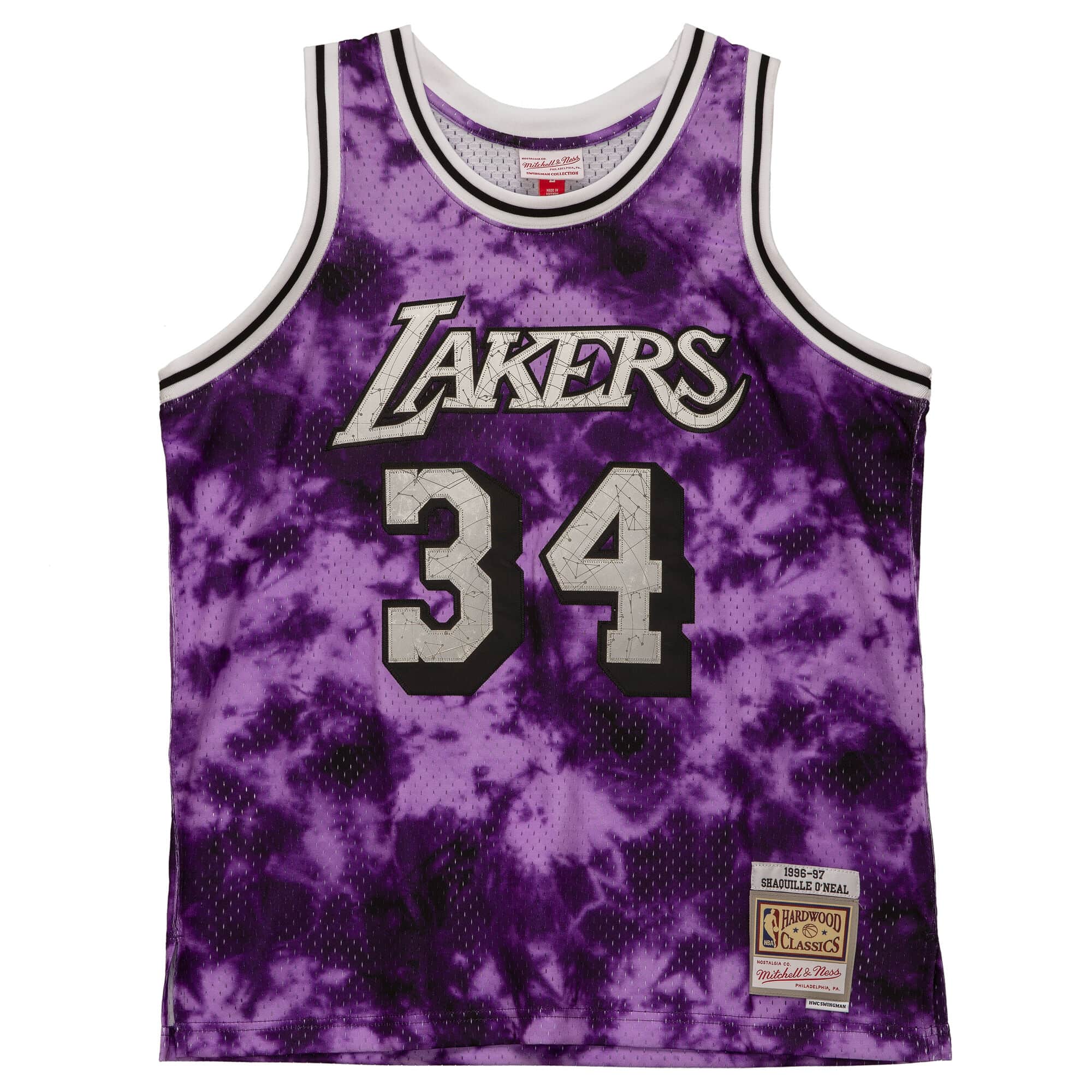 Mitchell & Ness Men's Nba Galaxy Swingman Jersey - La Lakers '96 Shaqu ...