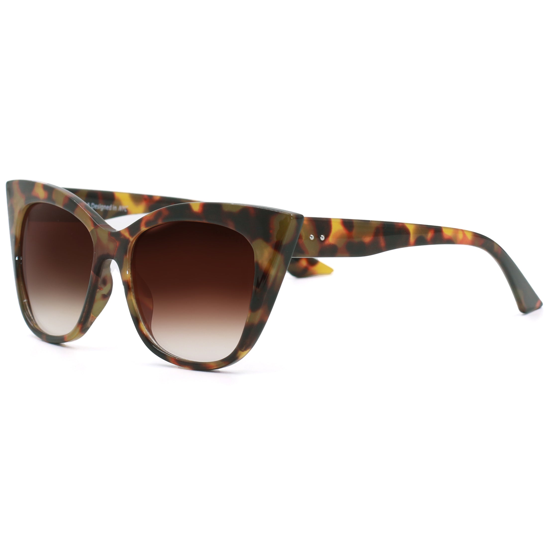 TopFoxx Sustainable Venice - Tortoise Shell Women's Sunglasses – Zulily