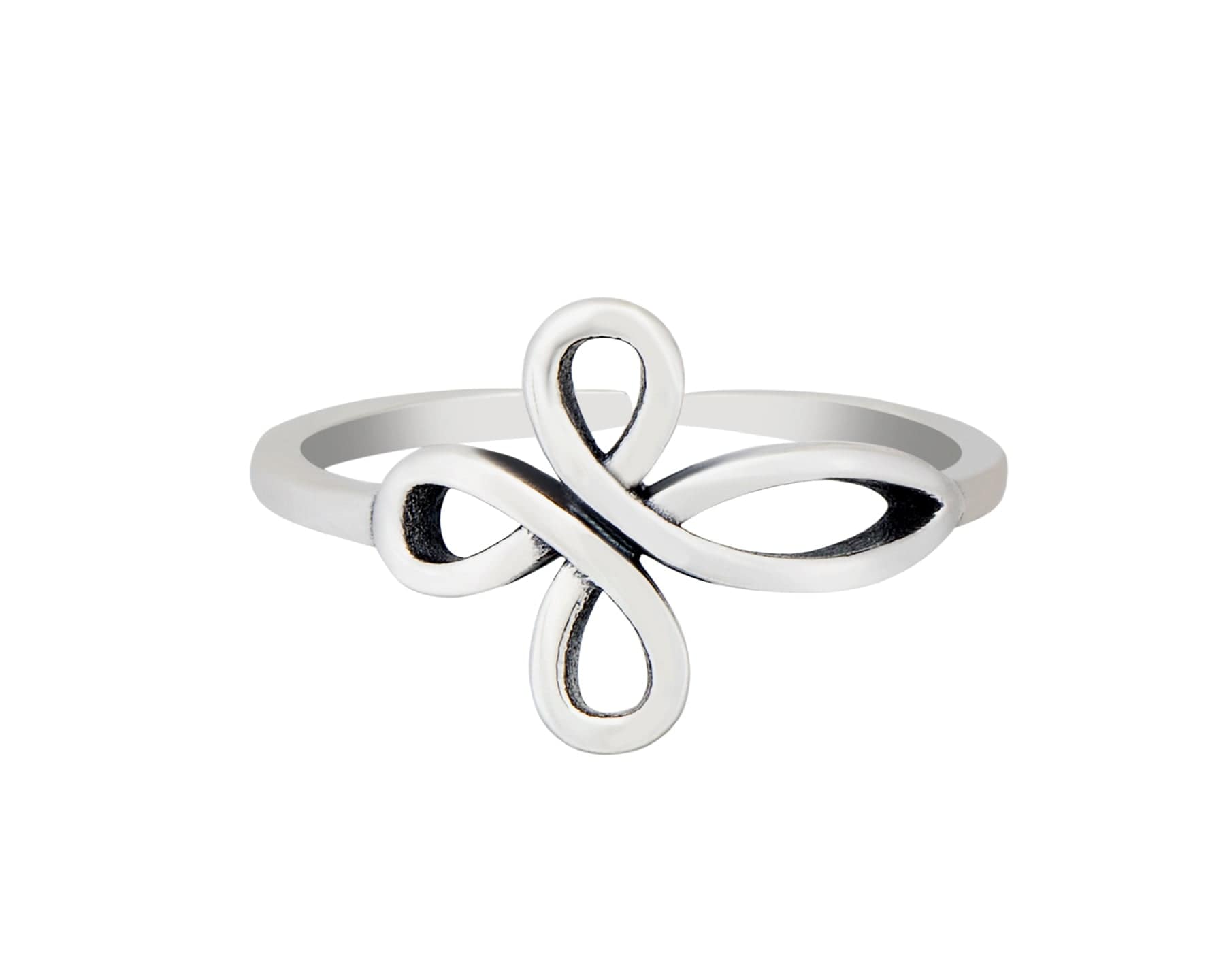 Sterling Silver Looped Cross Toe Ring – Zulily