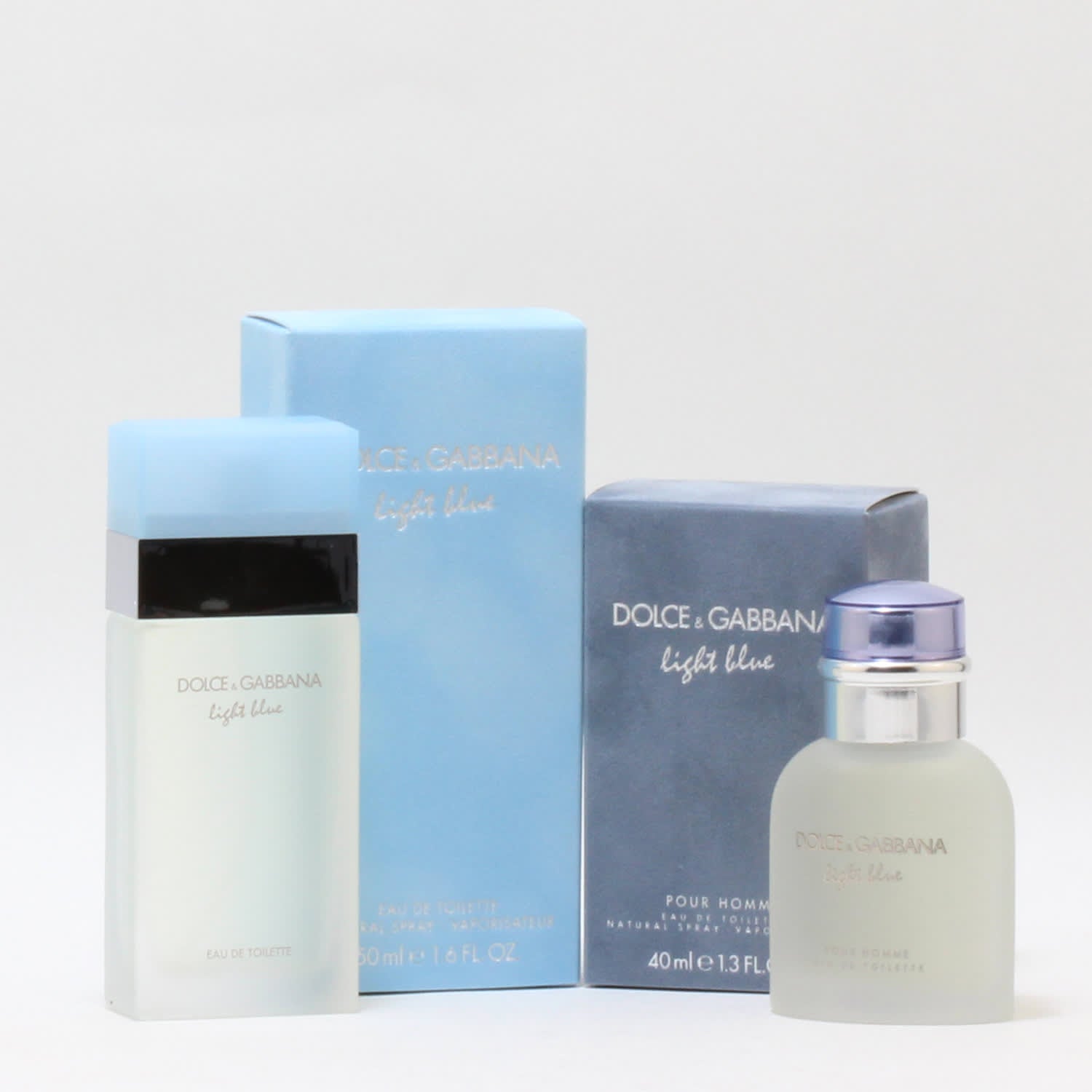 Dolce & Gabbana Light Blue DUO Ladies 1.6 Oz Spray / 1.3 Oz Men's Spra ...