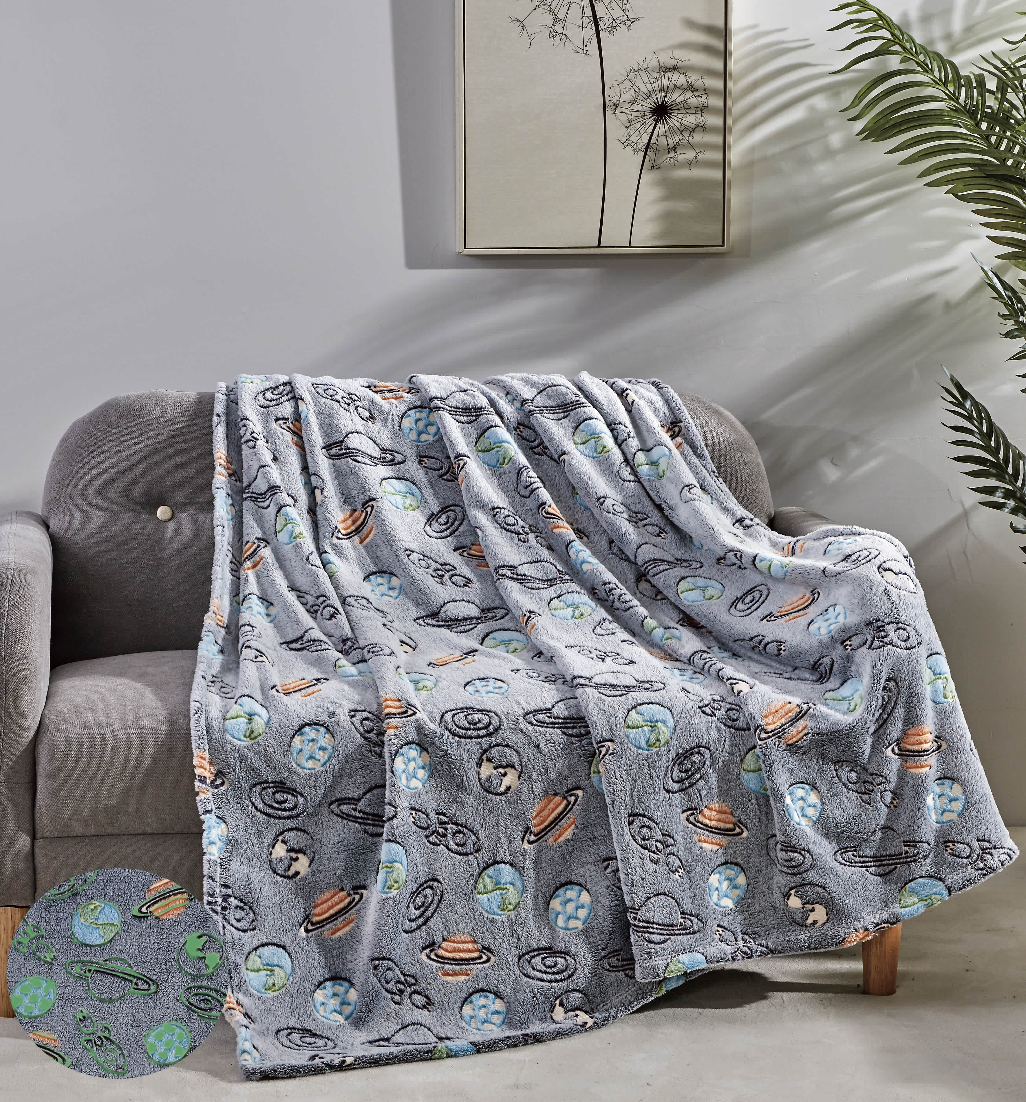 SHD-Glow - Outer Space Blanket – Zulily