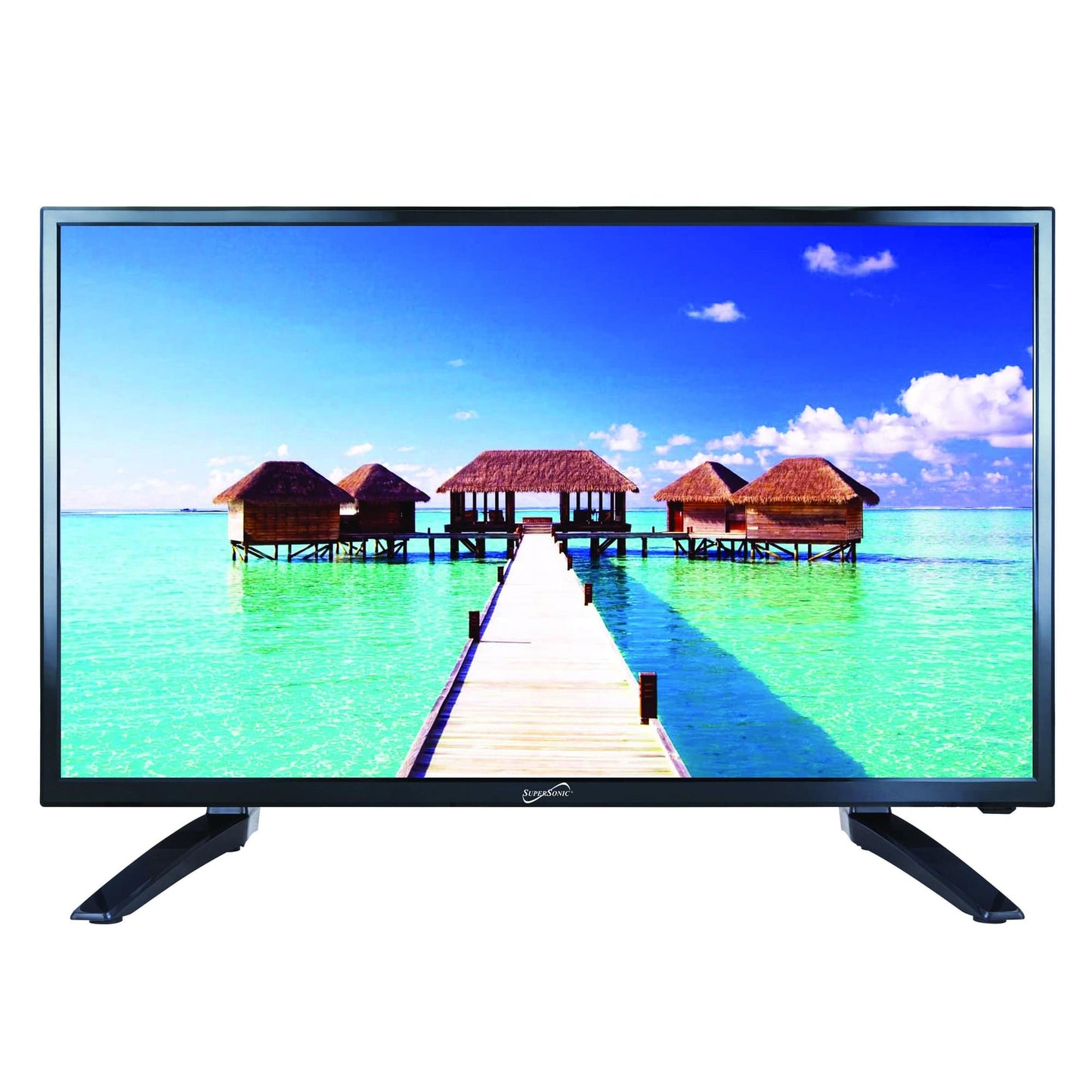 Supersonic 32" 1080p Widescreen LED HDTV with USB, SD Card Reader and ...